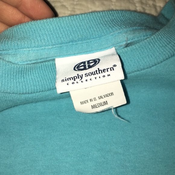 Simply Southern | Tops | Blue Simply Souther Shirt | Poshmark